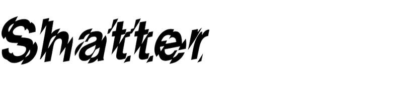 Shatter in use - Fonts In Use