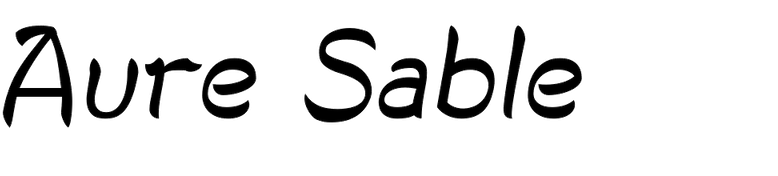 Aure Sable in use - Fonts In Use