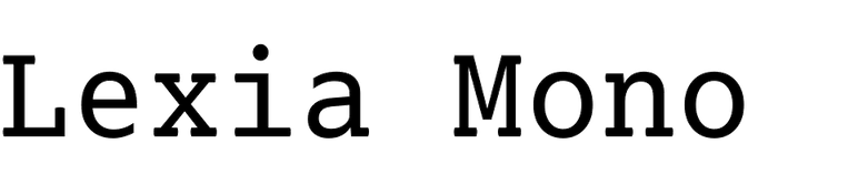 Lexia Mono in use - Fonts In Use