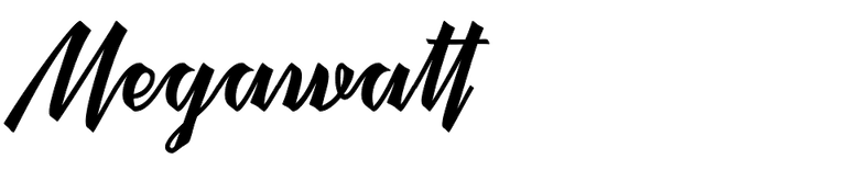 Megawatt in use - Fonts In Use