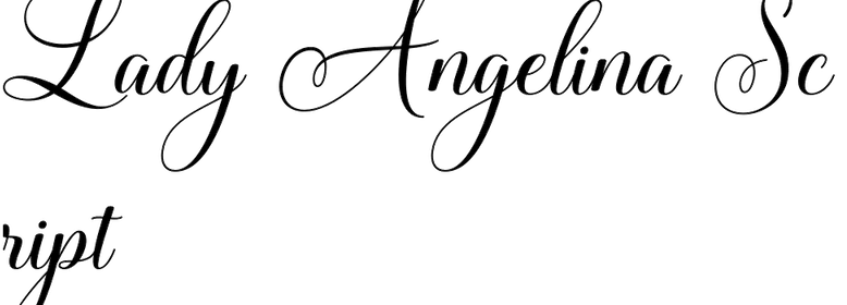 Lady Angelina Script in use - Fonts In Use