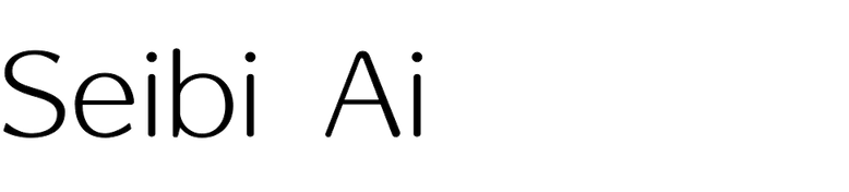 Seibi Ai in use - Fonts In Use
