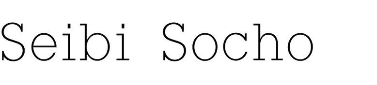Seibi Socho in use - Fonts In Use
