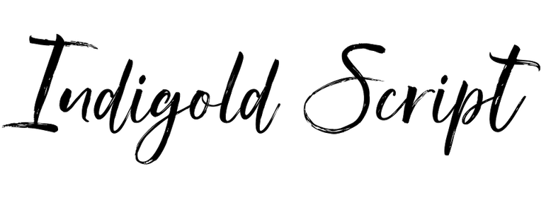 Indigold Script in use - Fonts In Use