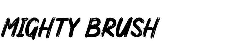 Mighty Brush in use - Fonts In Use