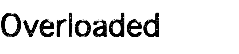 Overloaded in use - Fonts In Use