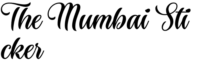 The Mumbai Sticker in use - Fonts In Use