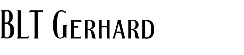 BLT Gerhard in use - Fonts In Use