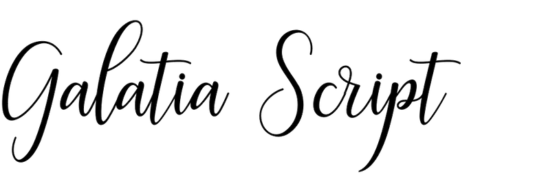 Galatia Script in use - Fonts In Use