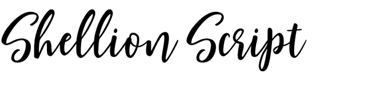 Shellion Script in use - Fonts In Use