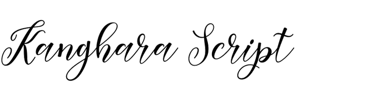 Kanghara Script in use - Fonts In Use