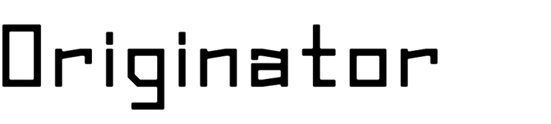 Originator in use - Fonts In Use