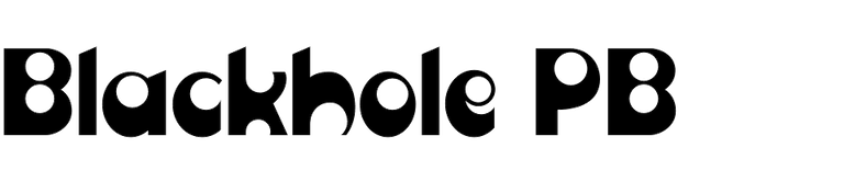 Blackhole PB in use - Fonts In Use