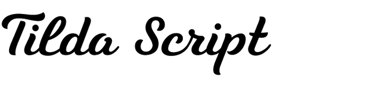 Tilda Script in use - Fonts In Use