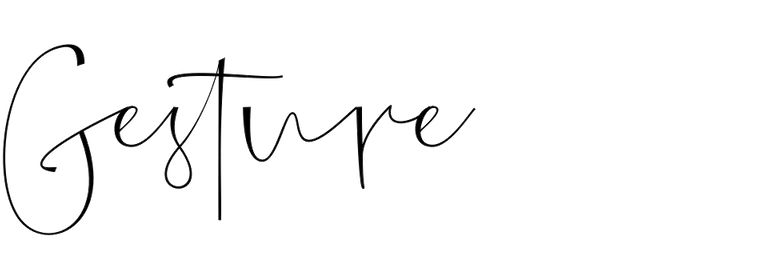 Gesture in use - Fonts In Use