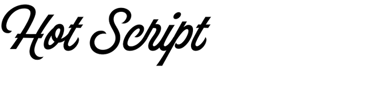 Hot Script in use - Fonts In Use