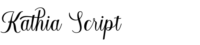 Kathia Script in use - Fonts In Use