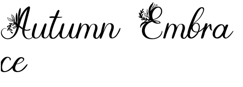 Autumn Embrace in use - Fonts In Use