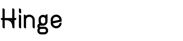 Hinge in use - Fonts In Use