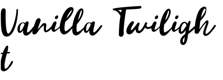 Vanilla Twilight in use - Fonts In Use