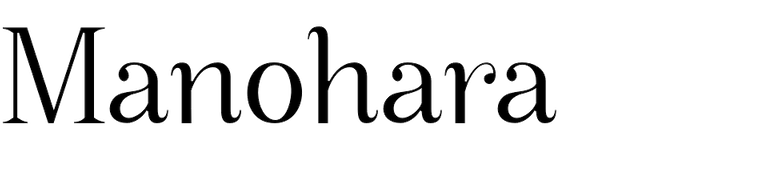 Manohara in use - Fonts In Use