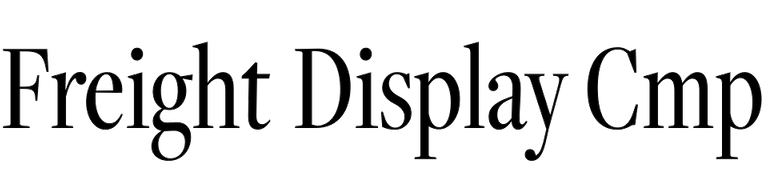 Freight Display Cmp in use - Fonts In Use