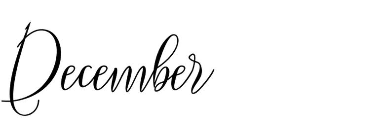 December in use - Fonts In Use
