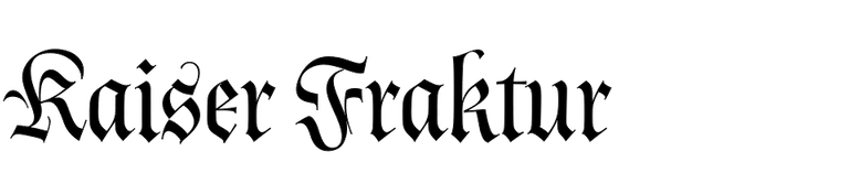 Kaiser Fraktur in use - Fonts In Use