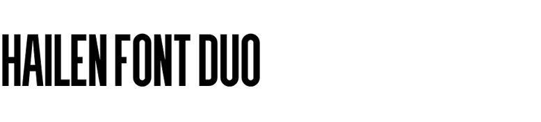 Hailen Font Duo in use - Fonts In Use
