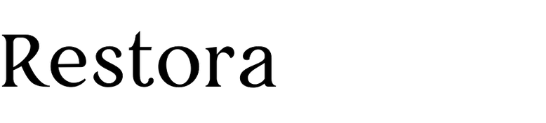 Restora in use - Fonts In Use