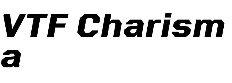 VTF Charisma in use - Fonts In Use