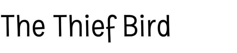 The Thief Bird in use - Fonts In Use