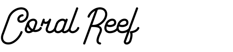 Coral Reef in use - Fonts In Use