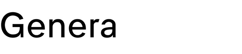 Genera in use - Fonts In Use