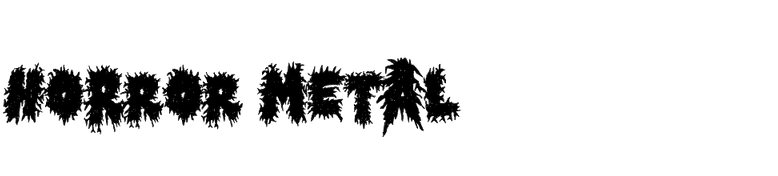 Horror Metal in use - Fonts In Use