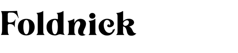 Foldnick in use - Fonts In Use