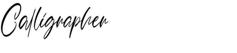 Calligrapher in use - Fonts In Use