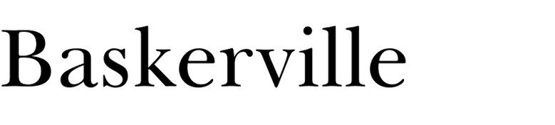 Baskerville in use - Fonts In Use