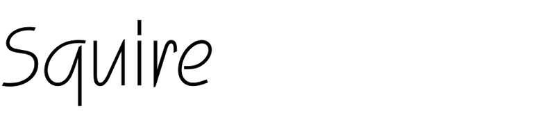 Squire in use - Fonts In Use