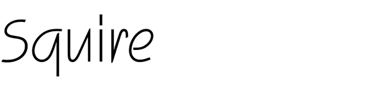 Squire in use - Fonts In Use