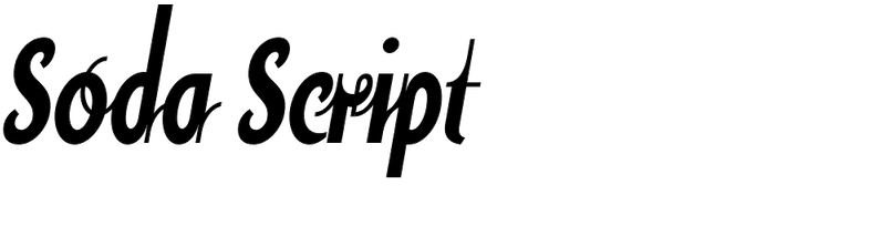 Soda Script in use - Fonts In Use