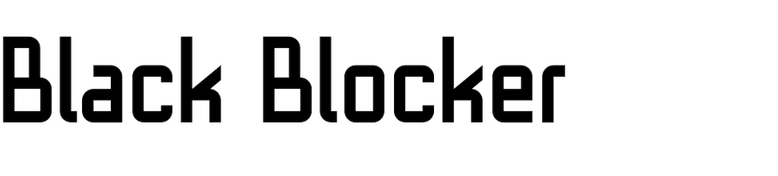 Black Blocker in use - Fonts In Use