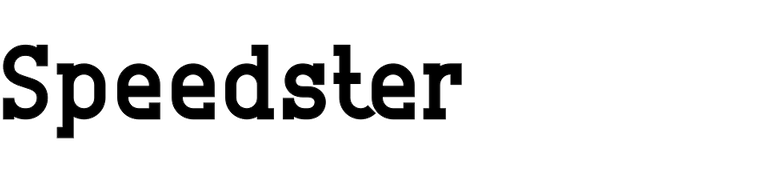 Speedster in use - Fonts In Use