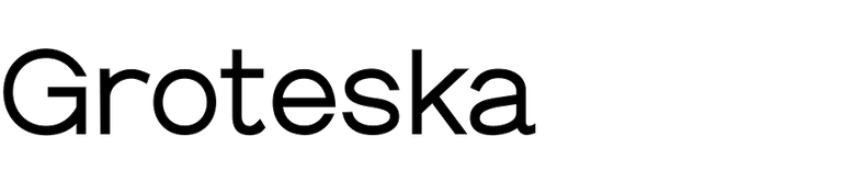 Groteska in use - Fonts In Use