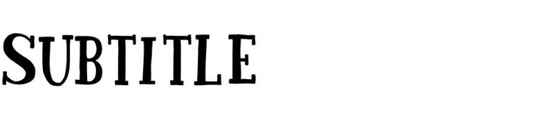 Subtitle in use - Fonts In Use