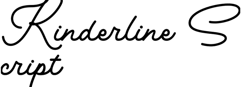 Kinderline Script in use - Fonts In Use