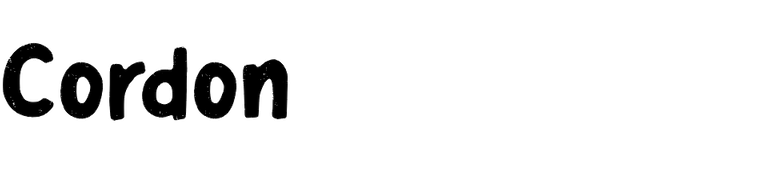 Cordon in use - Fonts In Use