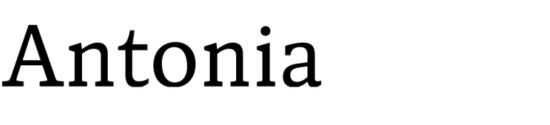Antonia in use - Fonts In Use