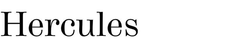 Hercules in use - Fonts In Use