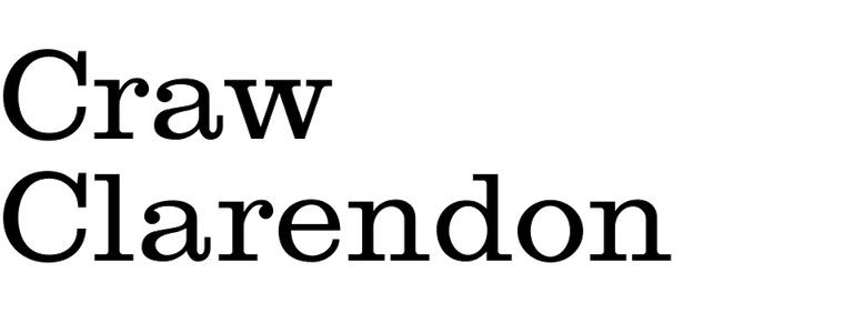 Craw Clarendon in use - Fonts In Use